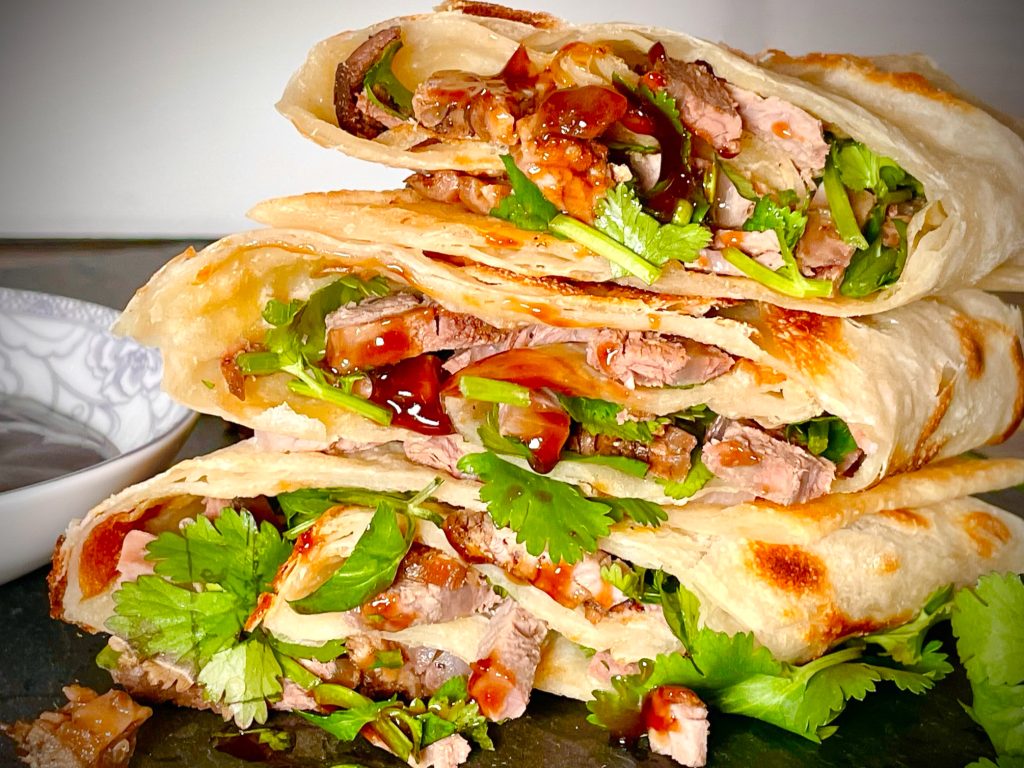 SCALLION PANCAKE BEEF ROLL - sammywongskitchen