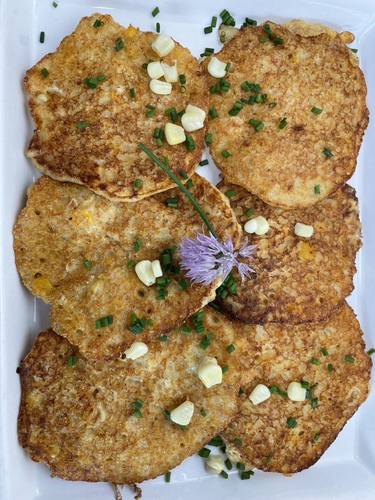 3-CORN SOURDOUGH GRIDDLE CAKES - sammywongskitchen