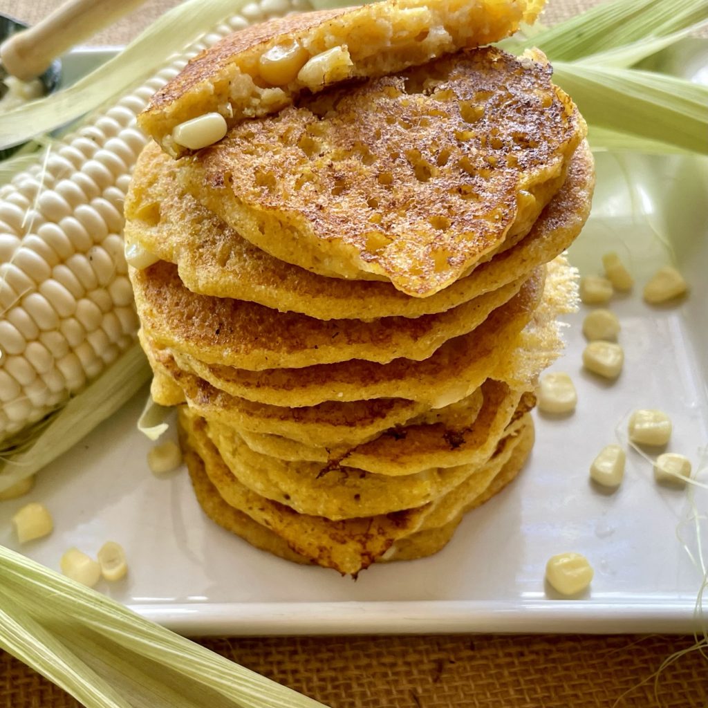 3-CORN SOURDOUGH GRIDDLE CAKES - sammywongskitchen