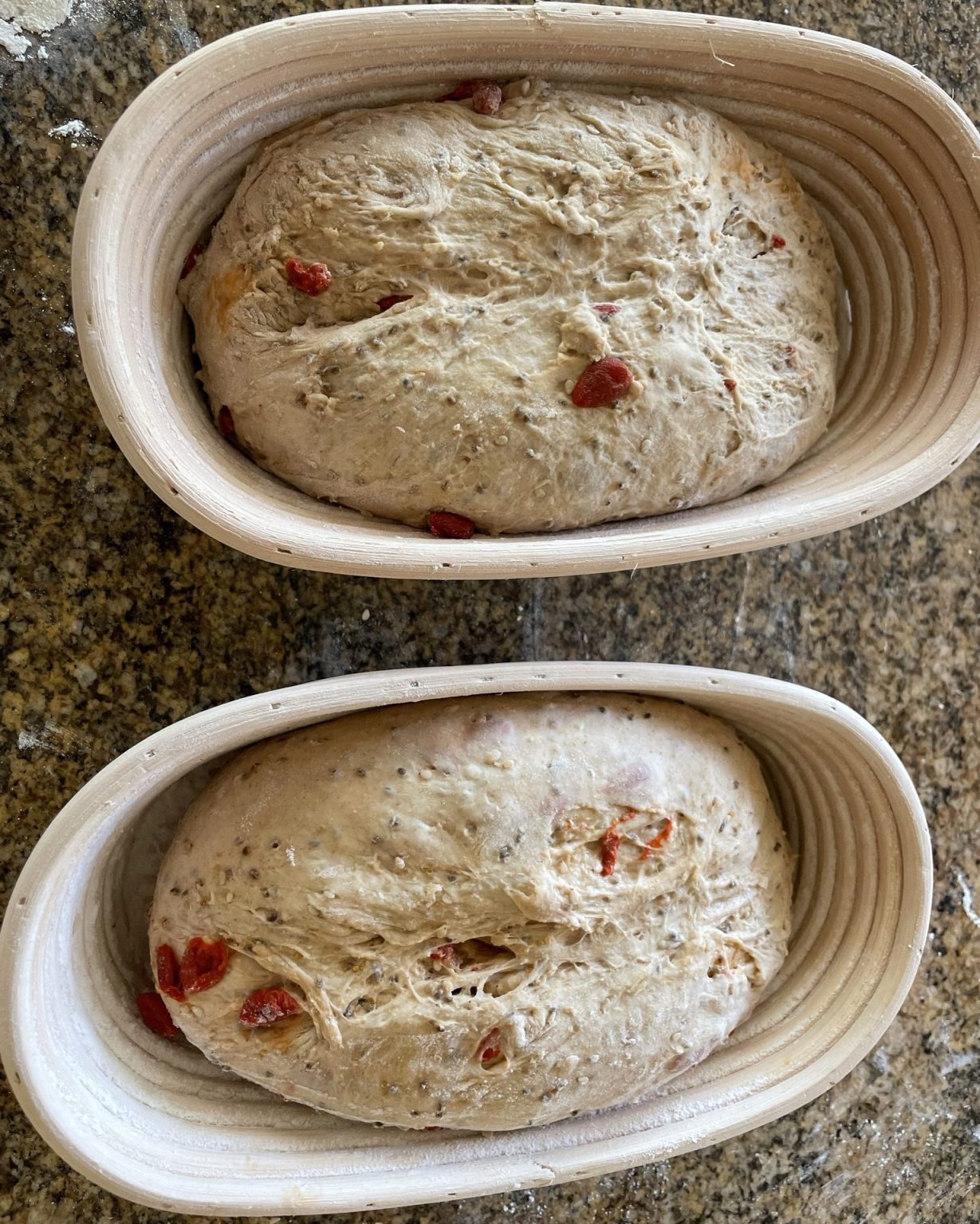 GOJI BERRY, CHIA, SESAME SOURDOUGH BREAD - sammywongskitchen