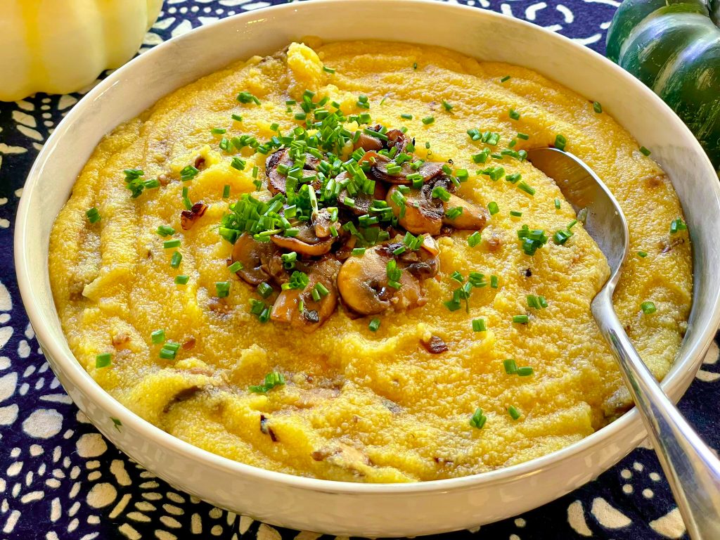 UMAMI-RICH MUSHROOM POLENTA - sammywongskitchen